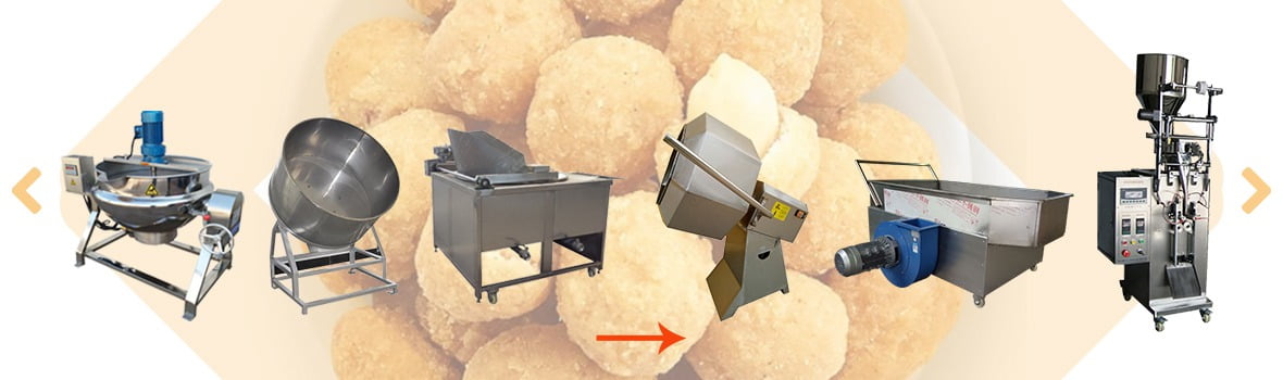 Crunchy Coated Peanut Production Line | Spicy Masala Peanuts Machine